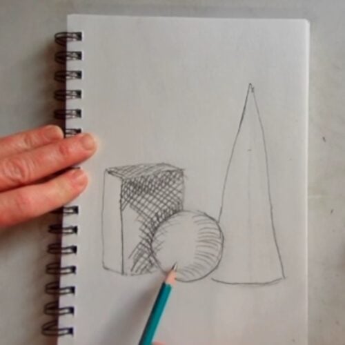 Easy Drawing with Crosshatching Line Technique in Art - artlooklearn.com