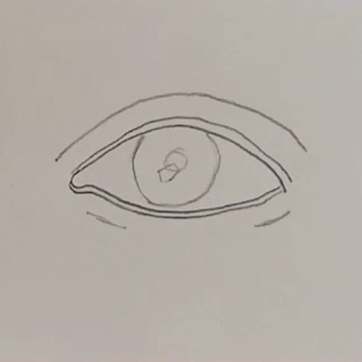 How to Sketch a Simple Eye Step-by-step Drawing Tutorial - artlooklearn.com