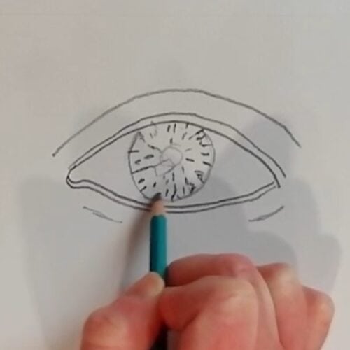 How to Sketch a Simple Eye Step-by-step Drawing Tutorial - artlooklearn.com