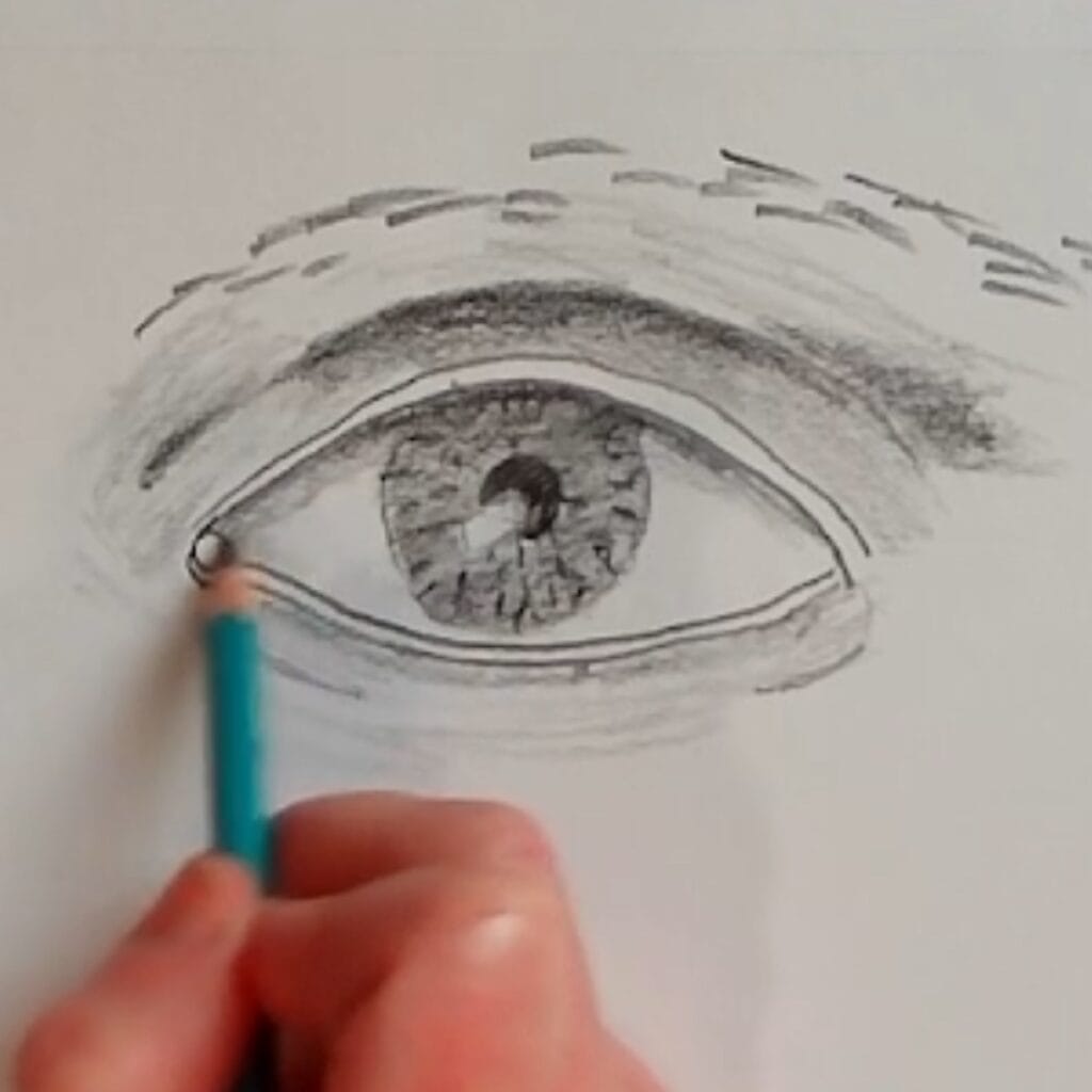 How to Sketch a Simple Eye Step-by-step Drawing Tutorial - artlooklearn.com