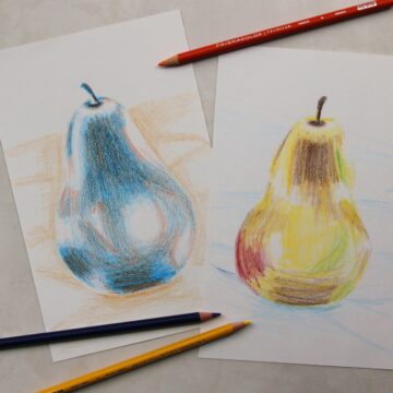 How to Draw a Pear Step by Step - artlooklearn.com
