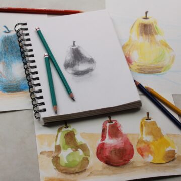 How to Draw a Pear Step by Step - artlooklearn.com