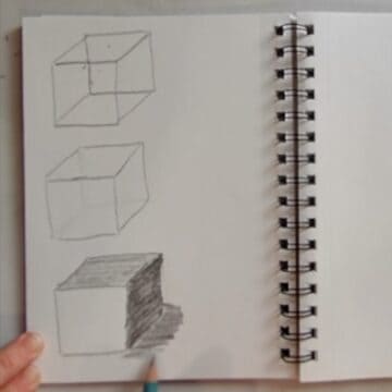 How to Draw a 3d Cube - artlooklearn.com