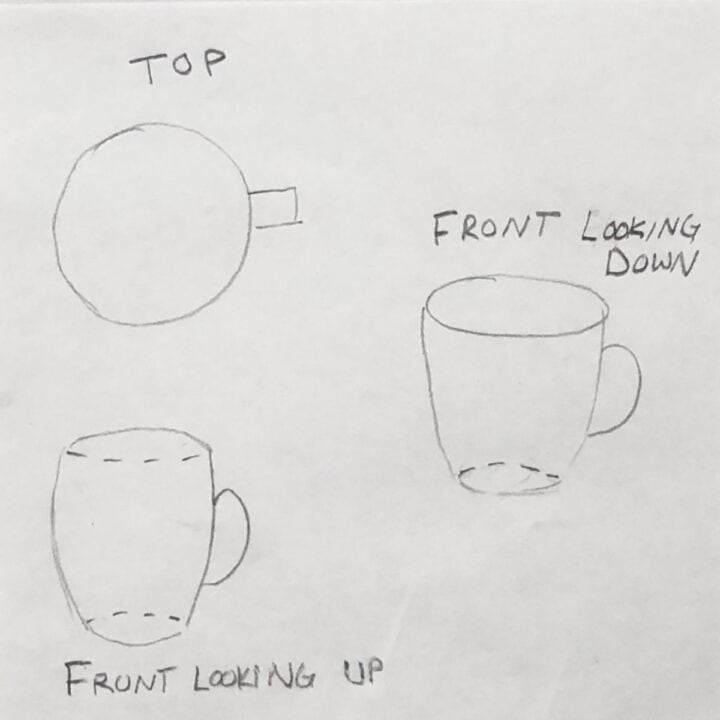 How to Draw a Coffee Mug (Cup Sketch) Beginning Drawings - artlooklearn.com