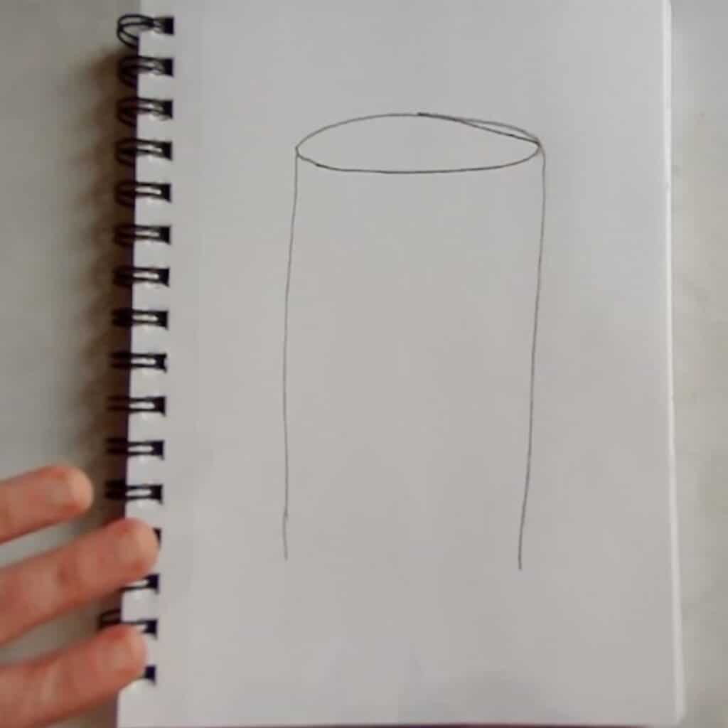 How to Draw a Cylinder in Pencil - artlooklearn.com