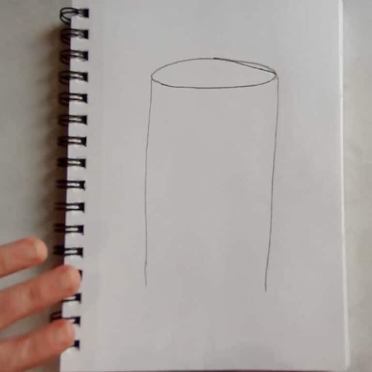 How to Draw a Cylinder in Pencil - artlooklearn.com