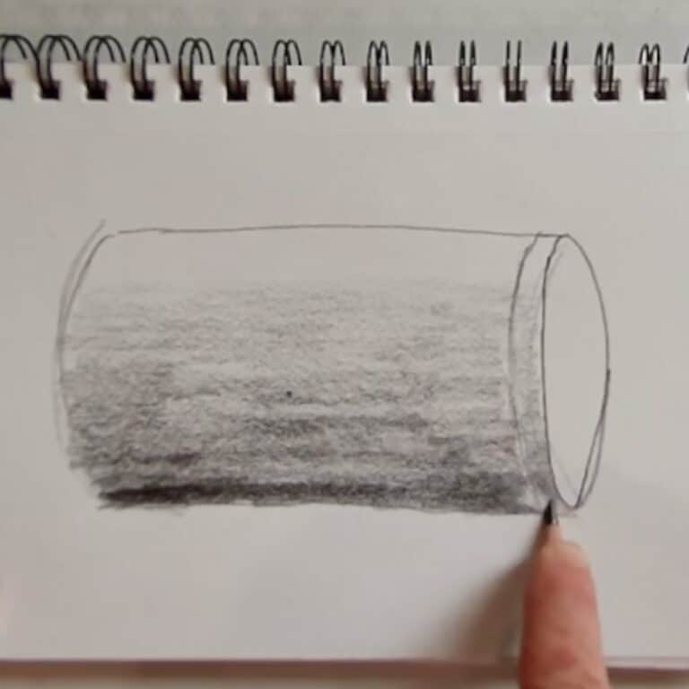 How to Draw a Cylinder in Pencil - artlooklearn.com