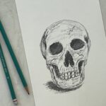 How to Draw a Skull Step by Step - artlooklearn.com