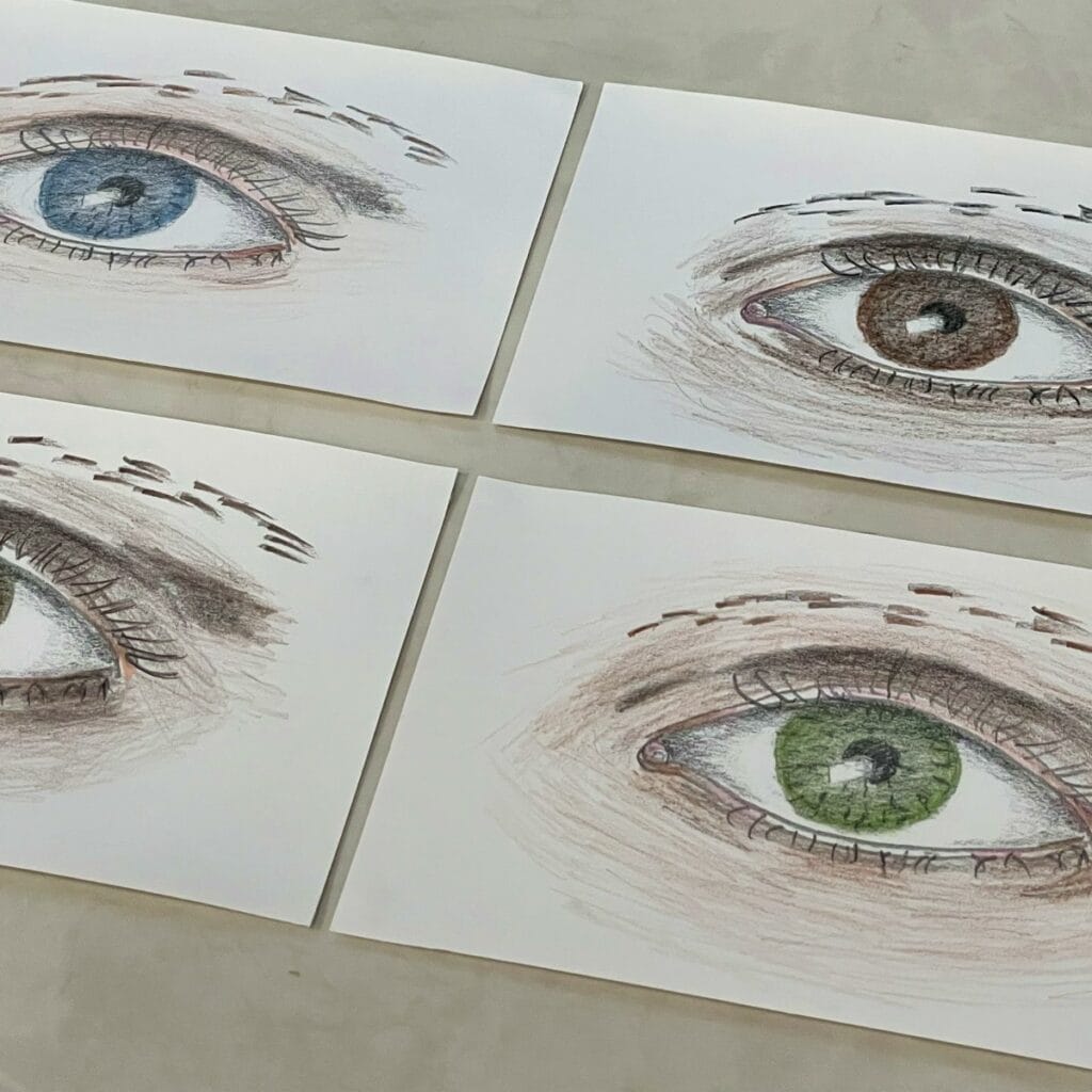 How to Sketch a Simple Eye Step-by-step Drawing Tutorial - artlooklearn.com